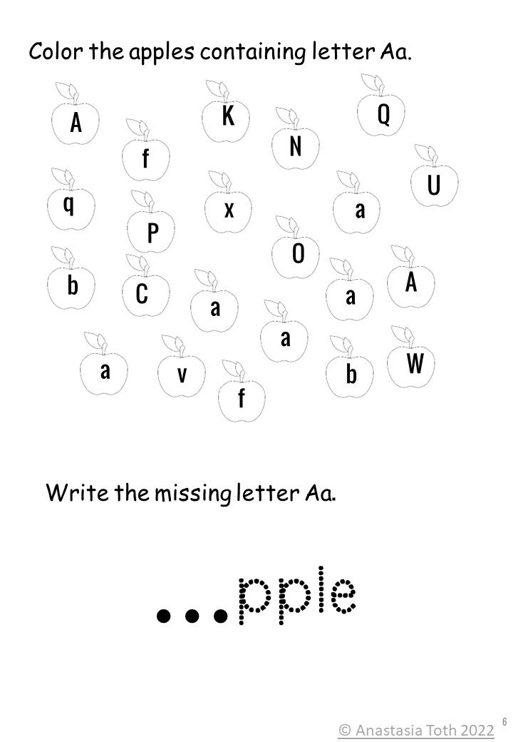 Letter Tracing Alphabet Book Writing Exercises workbook Handwriting ...