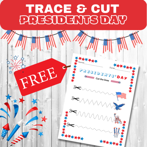 FREE Trace & Cut President's Day Activity| Kindergarten Activities ...