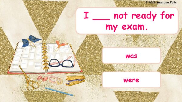 to be in the Past simple | was or were interactive game for adults ...