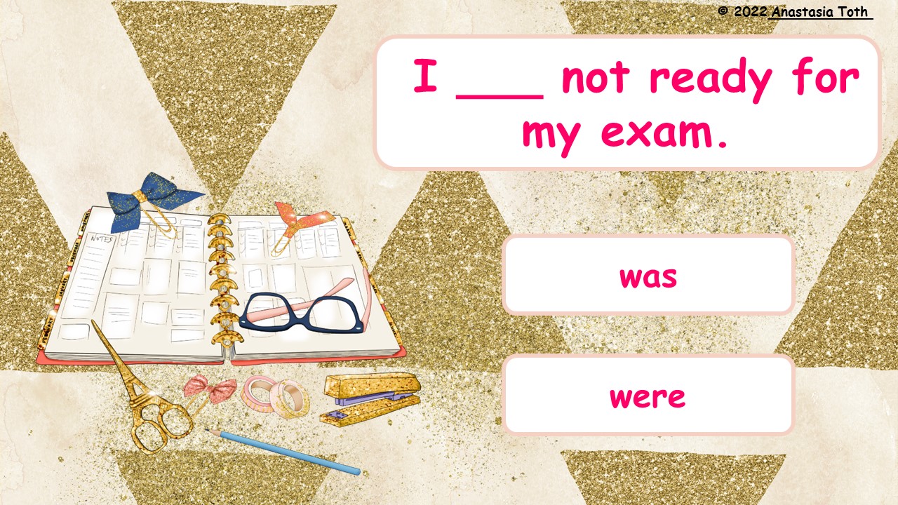 to be in the Past simple | was or were interactive game for adults ...