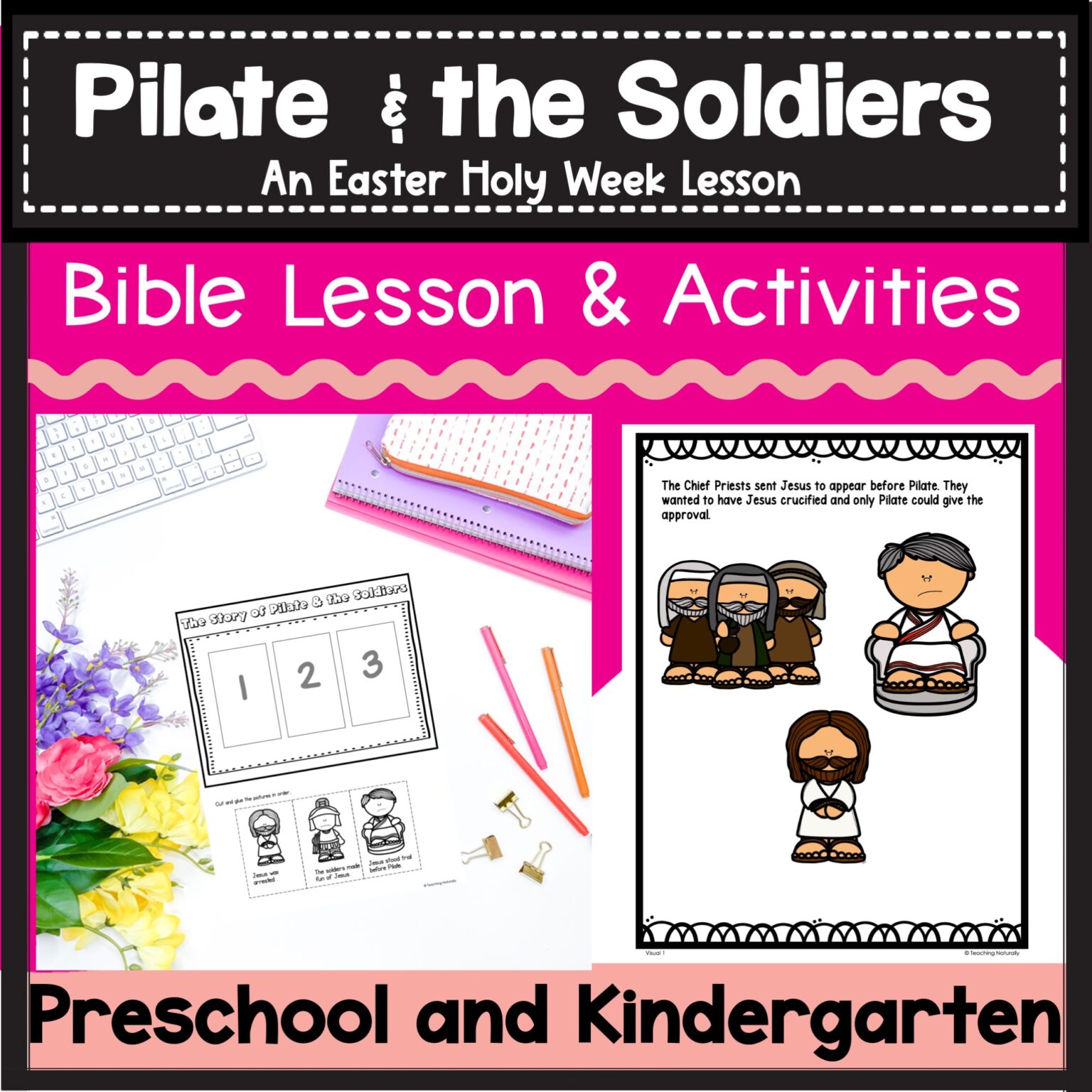 Pilate and the Soldiers Easter Bible Lesson for Preschool and ...