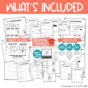 Go Math Chapter 3 Addition Strategies, First Grade | Made By Teachers