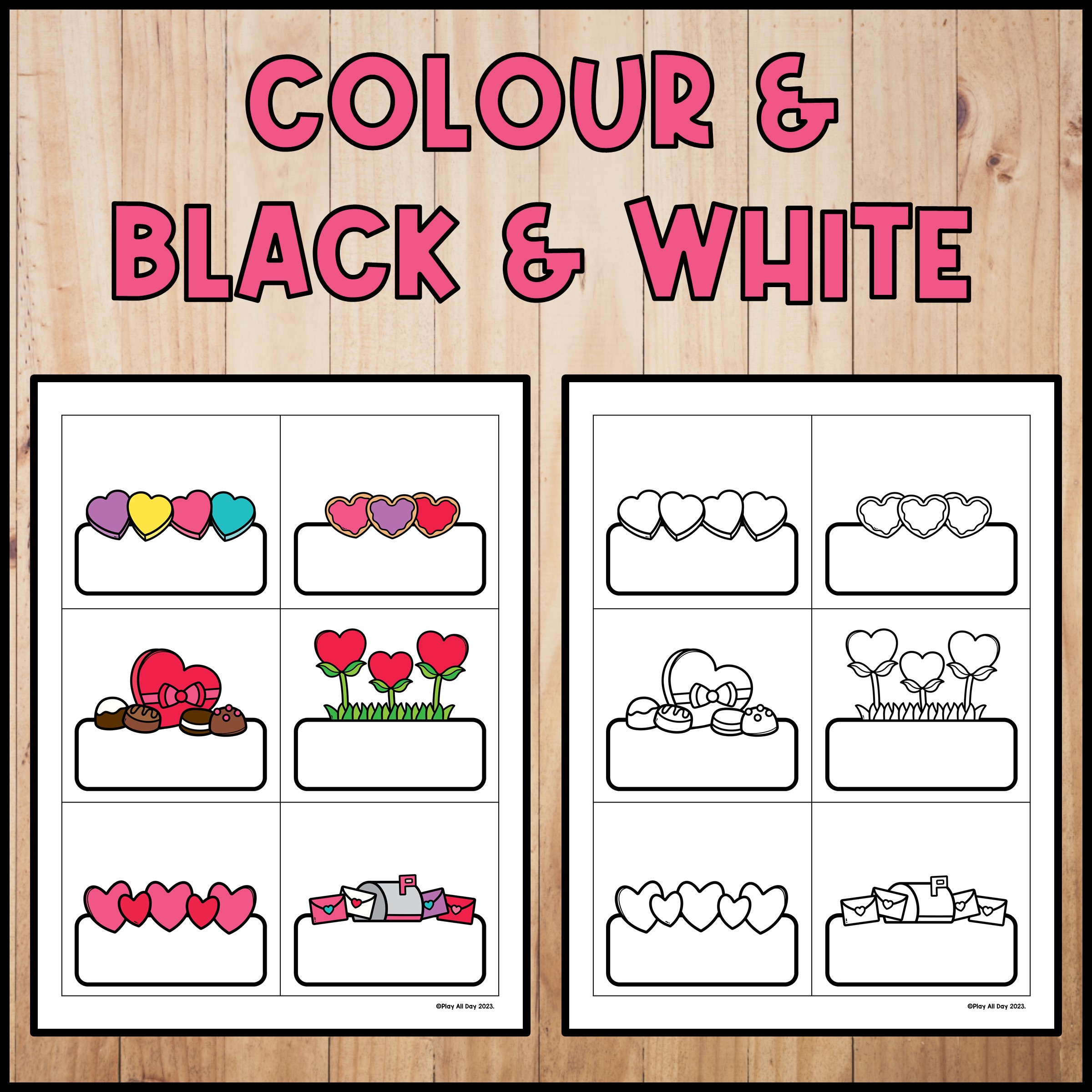 EDITABLE Valentine’s Day Name Tags | Labels for Classroom Organization ...