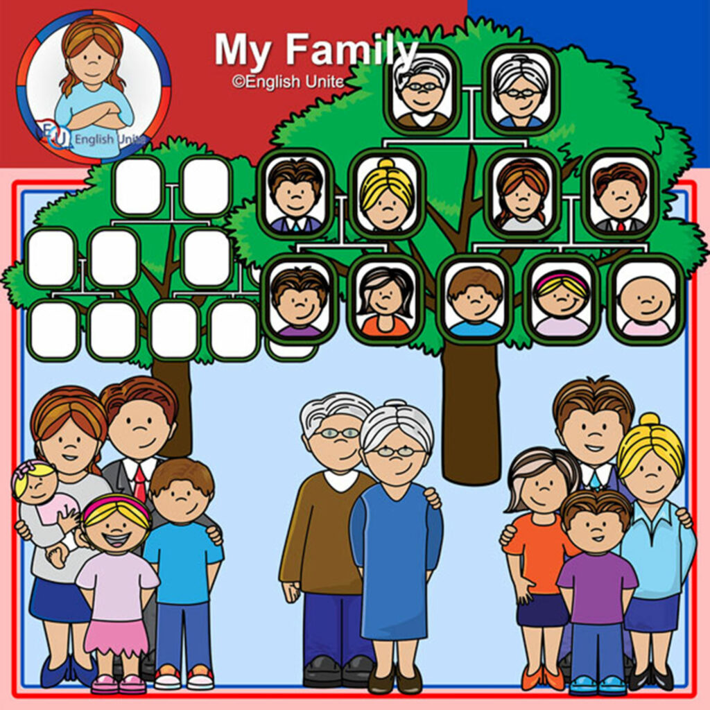 Clip Art - My family | Made By Teachers