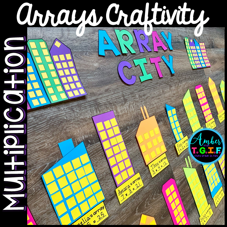 Multiplication Arrays Array City Math Craft Activities Made By Teachers