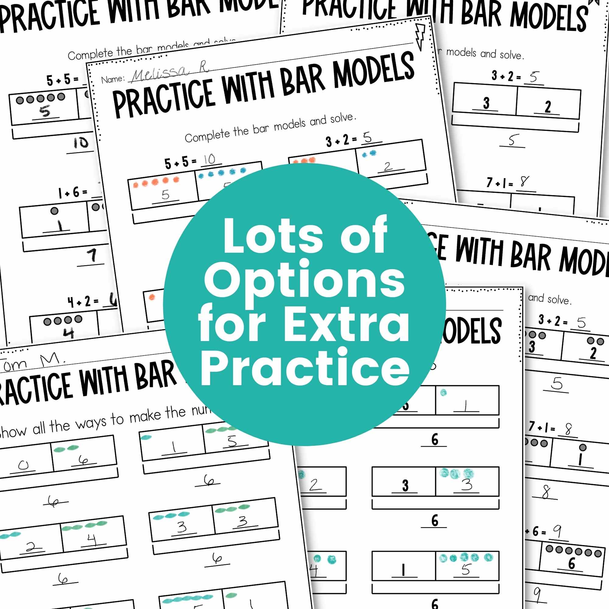 Bar Models for Math - Addition Word Problems - Differentiated - Print ...