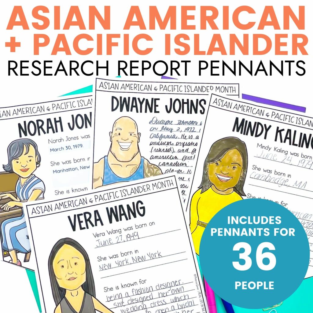 Asian American & Pacific Islander Heritage Month Project Activities ...