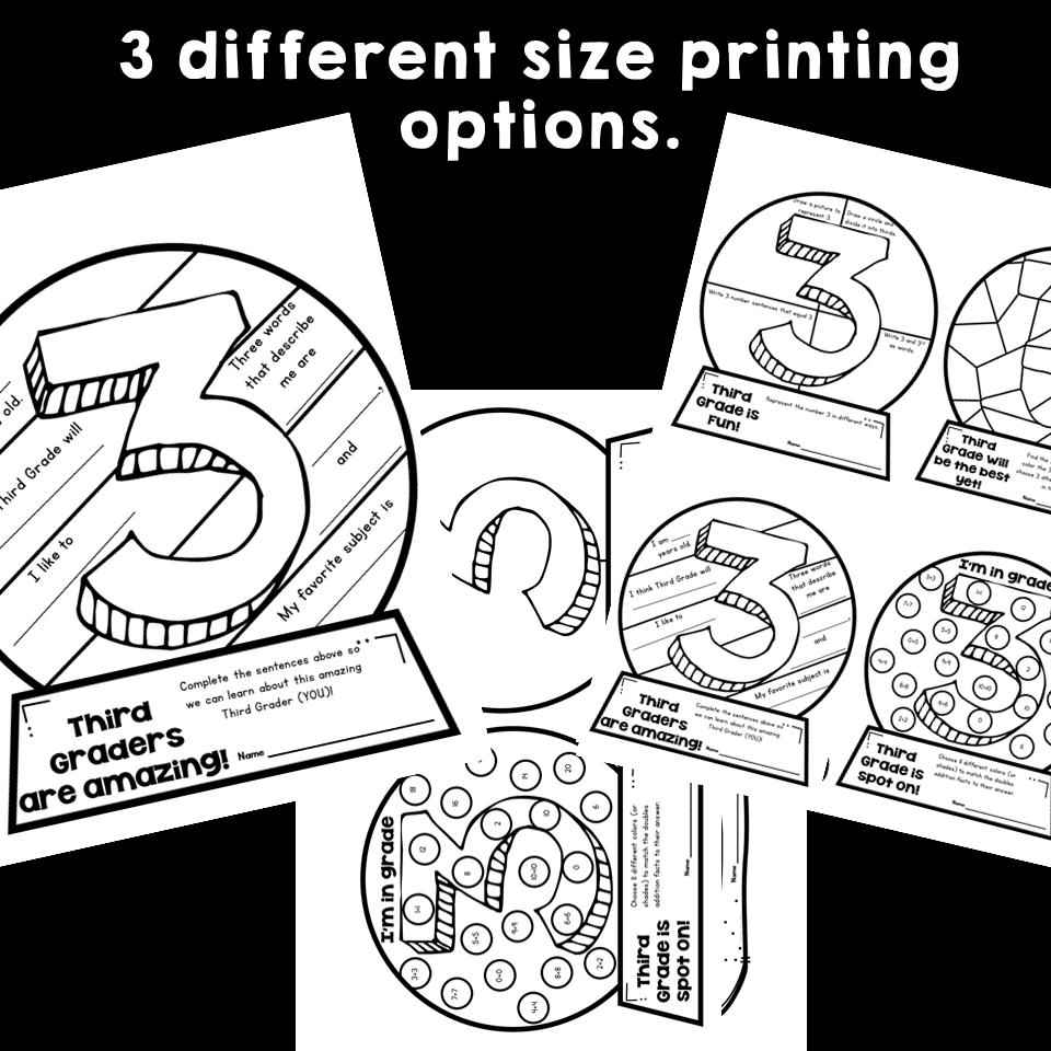 Back to School Math Craft | 3rd Grade Activities | Made By Teachers