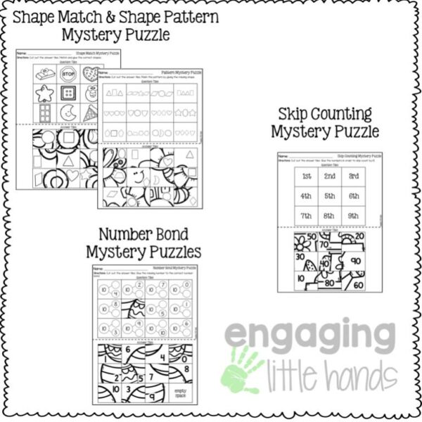 Spring Mystery Puzzles for Kindergarten | Made By Teachers