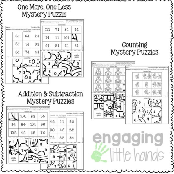 Spring Mystery Puzzles for Kindergarten | Made By Teachers