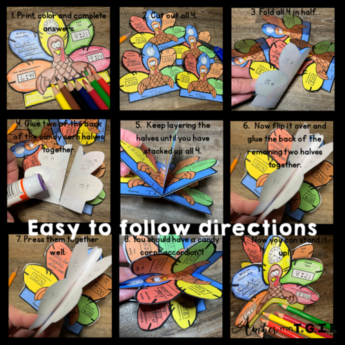 3rd Grade Math Crafts BUNDLE for the WHOLE YEAR | Made By Teachers