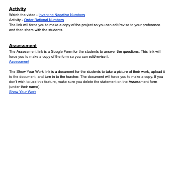 Complete Online Distance Learning 6th Math Compare/Order Rational ...