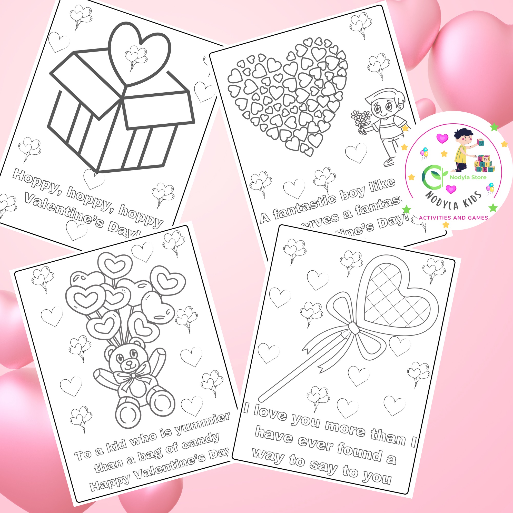 Valentines Day Coloring Book | Made By Teachers
