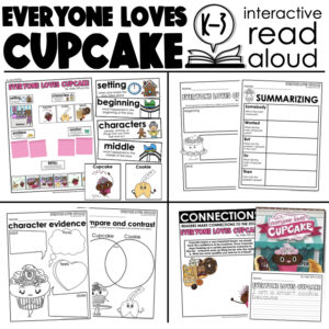 Everybody loves Cupcake Interactive Read Aloud | Sequencing Craft ...