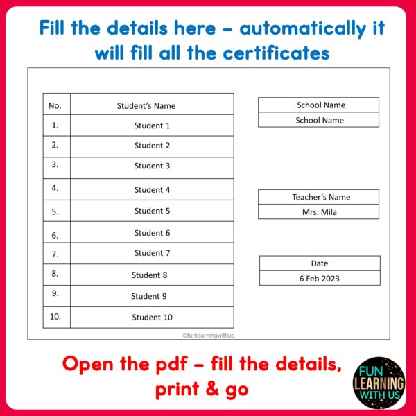 100th Day of School Certificate Editable | Made By Teachers