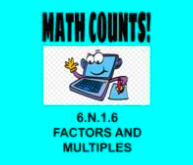 Complete Online Distance Learning 6th Math Factors and Multiples 6.N.1. ...