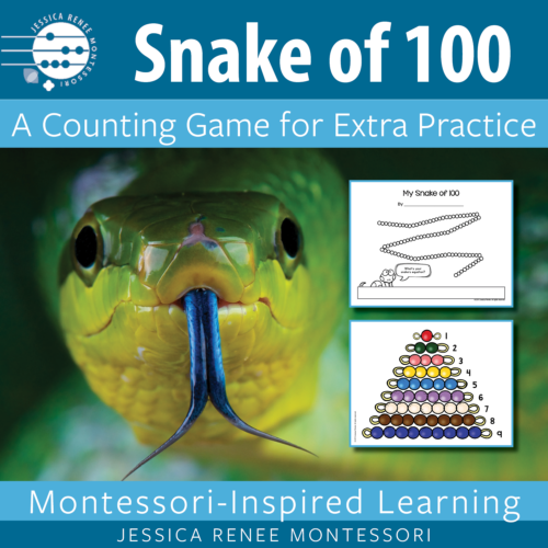 Montessori Math Counting Game for Practice with the Colored Bead Stair ...