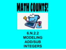 Complete Online Distance Learning 6th Math Model Add/Sub Integers 6.N.2 ...
