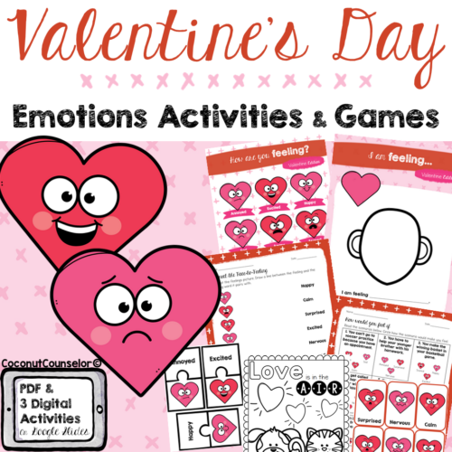 Valentine's Day Emotions Activities, Game, Worksheets - Made By Teachers