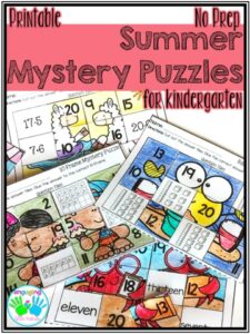 Summer Mystery Puzzles for Kindergarten | Made By Teachers