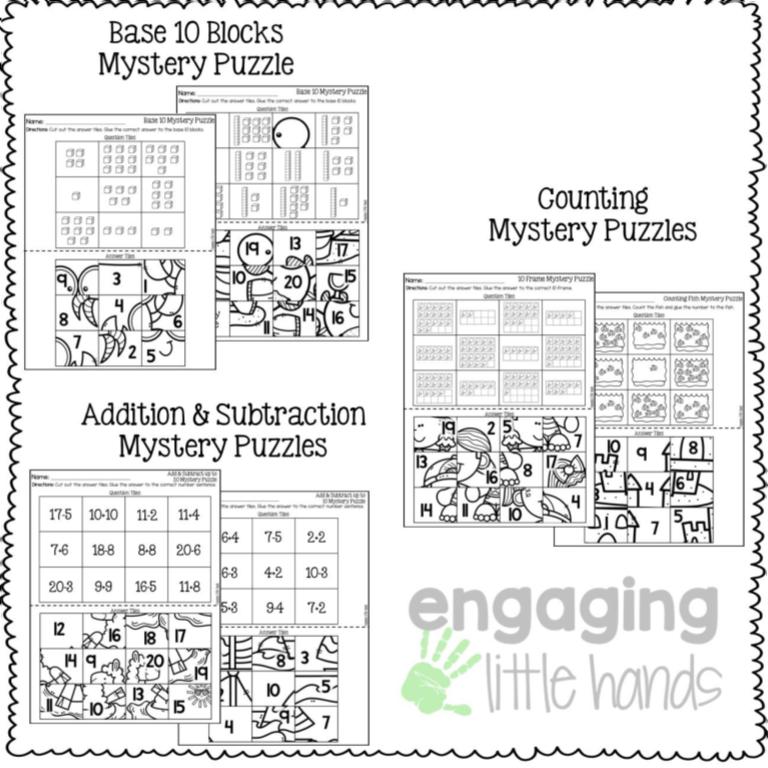 Summer Mystery Puzzles for Kindergarten | Made By Teachers