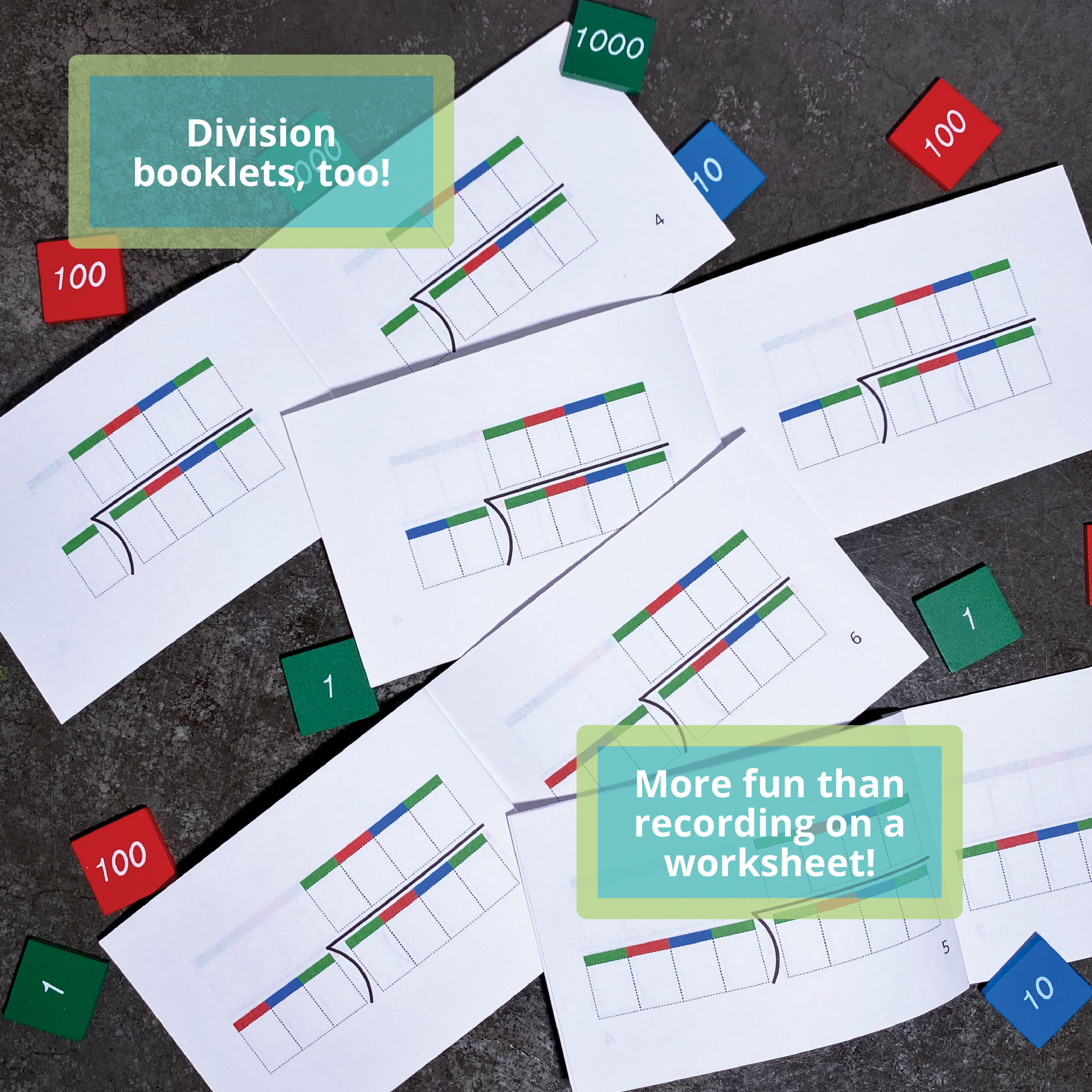 Montessori Math Blank Stamp Game Booklets | Made By Teachers