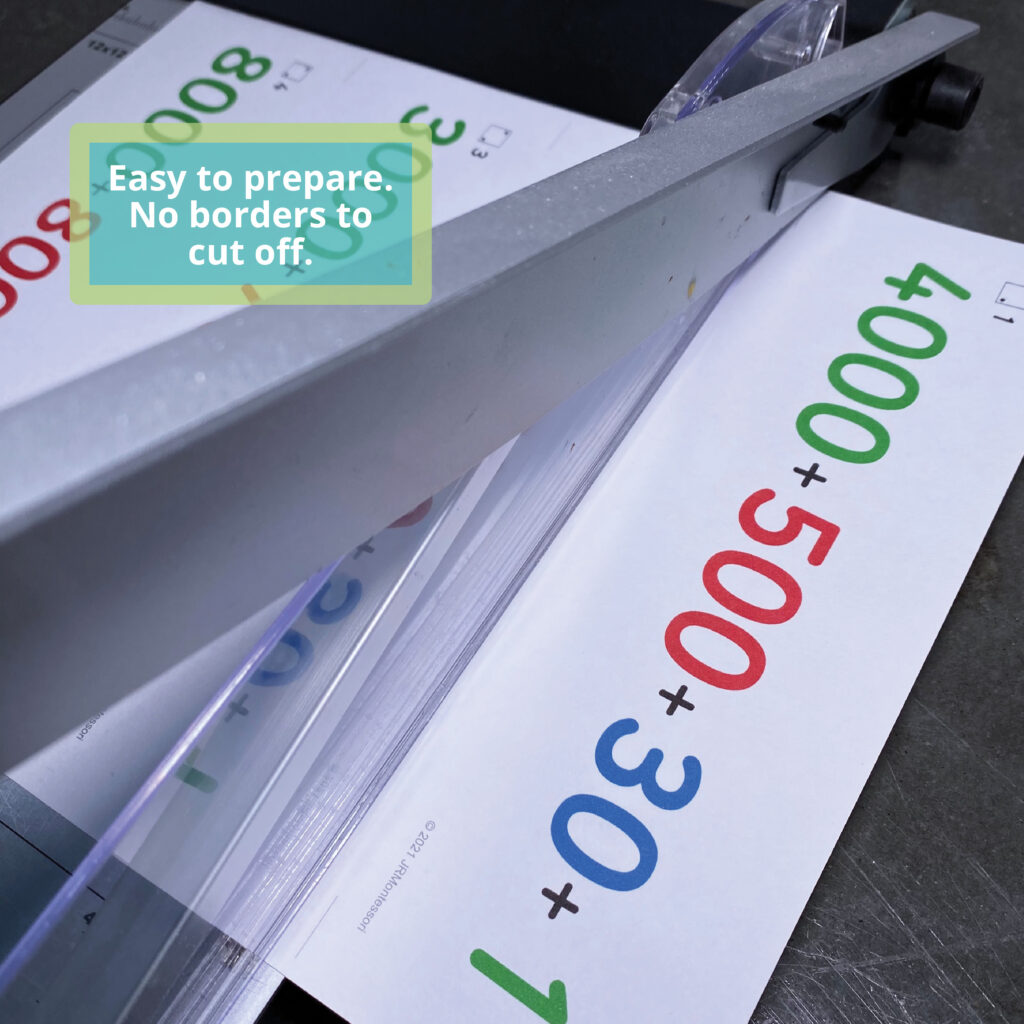 Montessori Math Place Value Notation Cards Set 2: Expanded and Golden ...