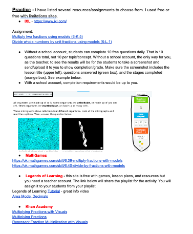 Complete Online Distance Learning 6th Math Model Multiplication ...