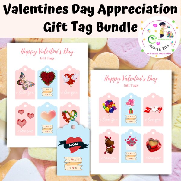 Valentines Day Appreciation Gift Tag Bundle | Made By Teachers
