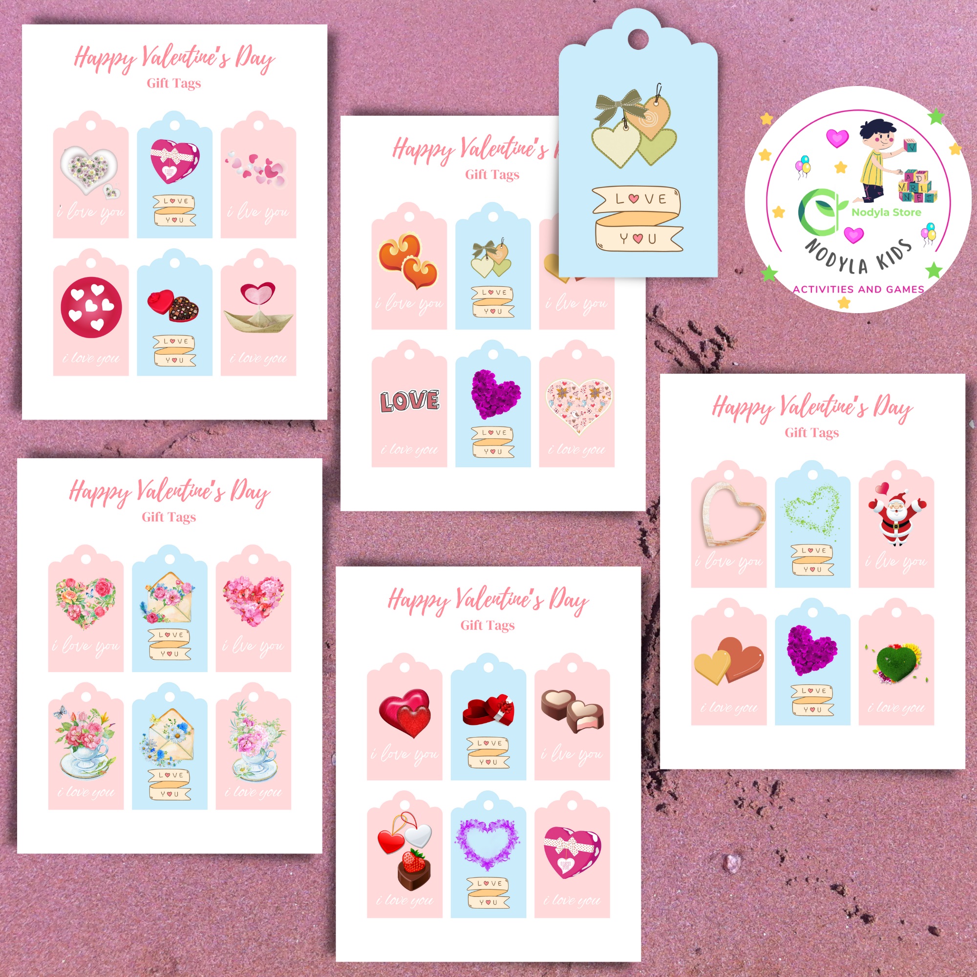 Valentines Day Appreciation Gift Tag Bundle | Made By Teachers