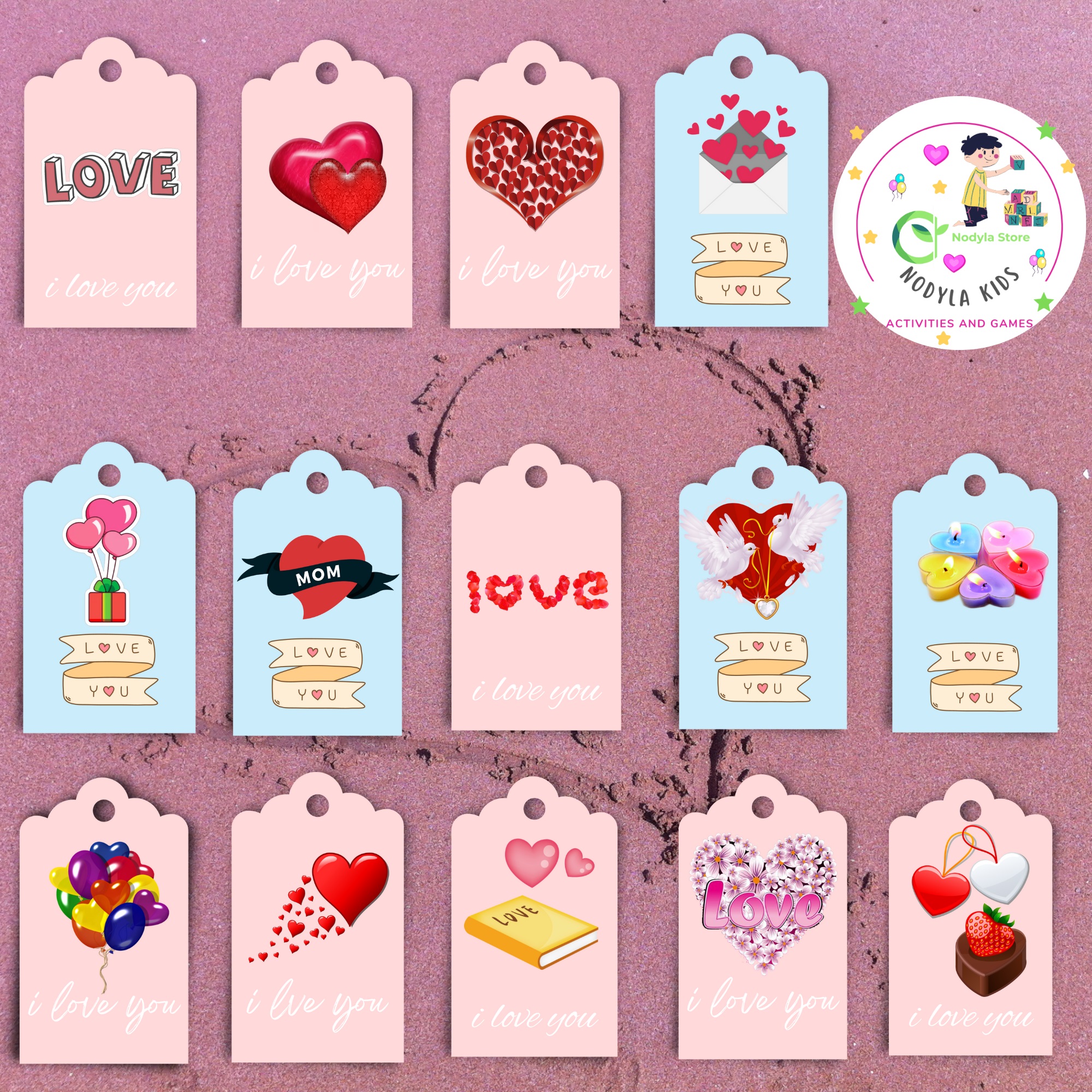 Valentines Day Appreciation Gift Tag Bundle | Made By Teachers