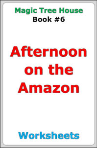 Magic Tree House "Afternoon on the Amazon" worksheets | Made By Teachers