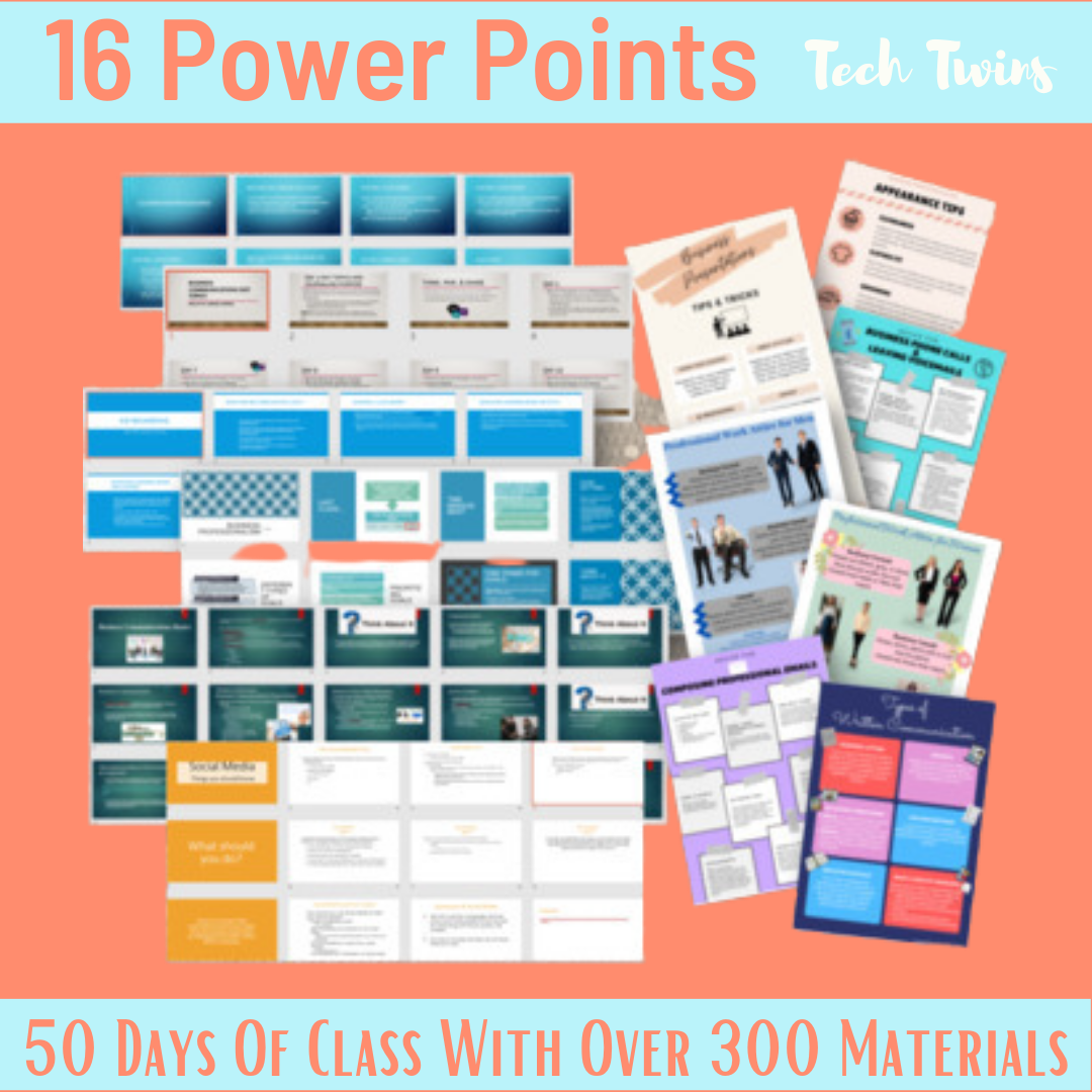 Business Communications Course & Bundle- 1 Semester | Made By Teachers