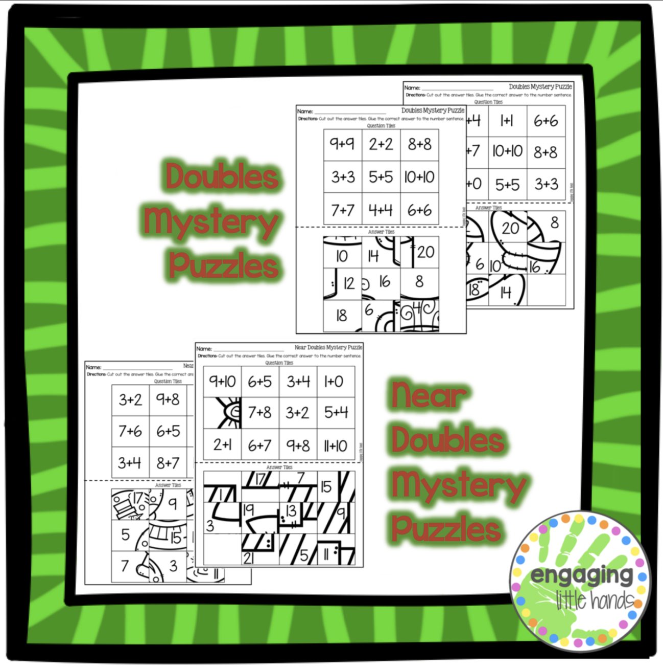 Winter Mystery Puzzles for Kindergarten | Made By Teachers