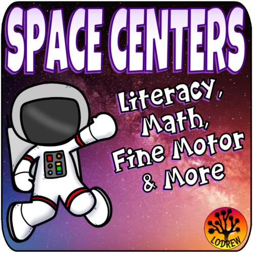 Outer Space Bundle Centers Activities Games Literacy Math Fine Motor ...