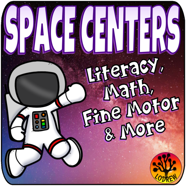Outer Space Bundle Centers Activities Games Literacy Math Fine Motor ...