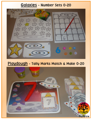 Outer Space Centers Activities Games Literacy Math Fine Motor Aliens ...