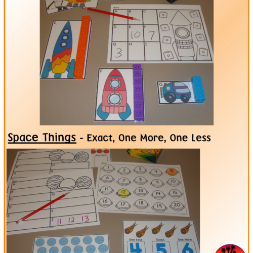 Outer Space Centers Activities Games Literacy Math Fine Motor Aliens ...