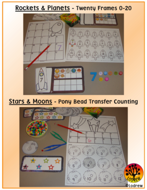 Outer Space Centers Activities Games Literacy Math Fine Motor Aliens ...