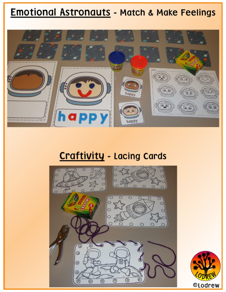 Outer Space Centers Activities Games Literacy Math Fine Motor Aliens ...