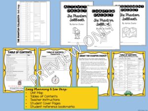 The Phantom Tollbooth Novel Study | Comprehension and Vocabulary with ...