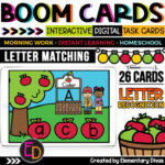 BOOM CARDS Letter Recognition | Distant Learning Digital Task Cards ...
