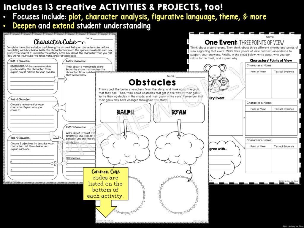 Ralph S. Mouse Novel Study Unit | Comprehension and Vocabulary with ...
