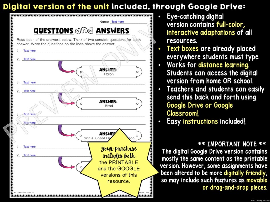 Ralph S. Mouse Novel Study Unit | Comprehension and Vocabulary with ...