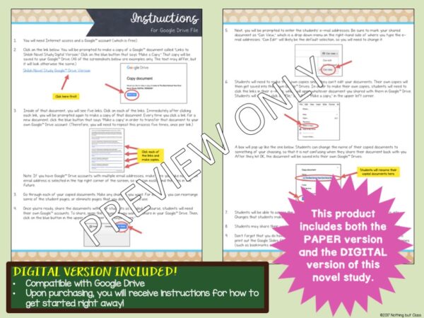 Shiloh Novel Study Unit | Comprehension and Vocabulary with Activities ...
