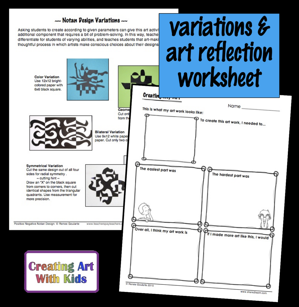 Art Lesson Notan Design Positive and Negative Space | Made By Teachers