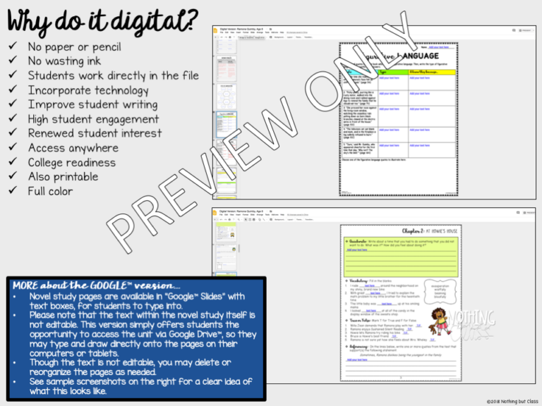 Sideways Stories from Wayside School Novel Study | Comprehension with ...