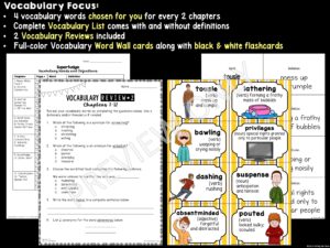 Superfudge Novel Study Unit | Comprehension and Vocabulary with ...