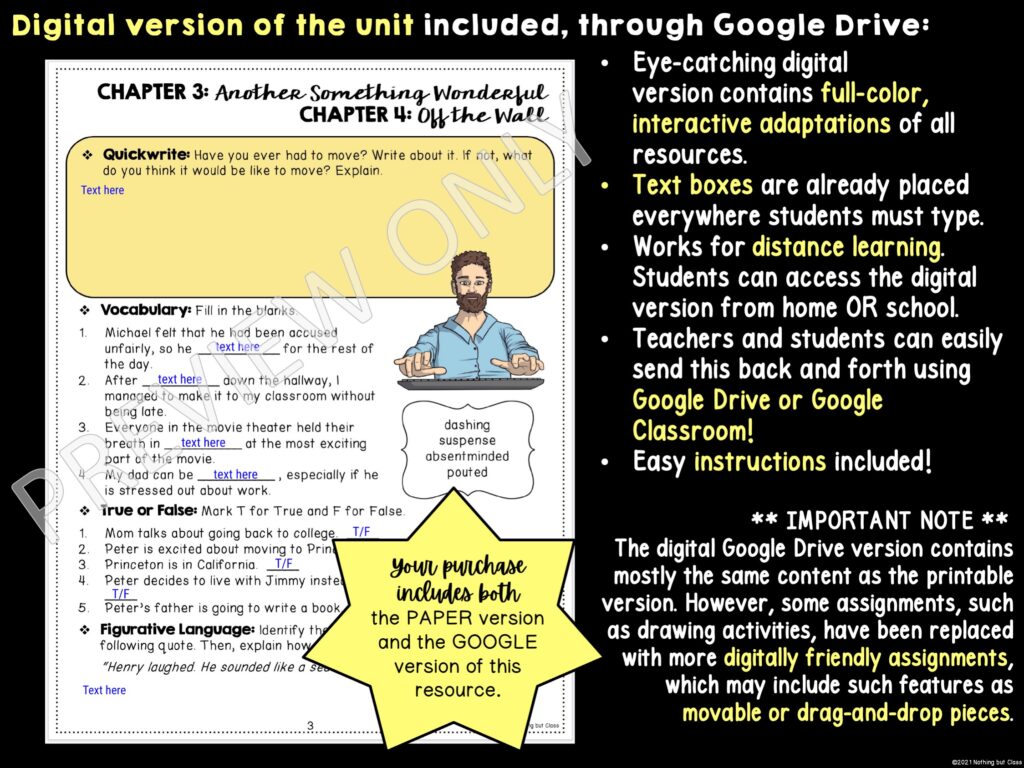 Superfudge Novel Study Unit | Comprehension and Vocabulary with ...