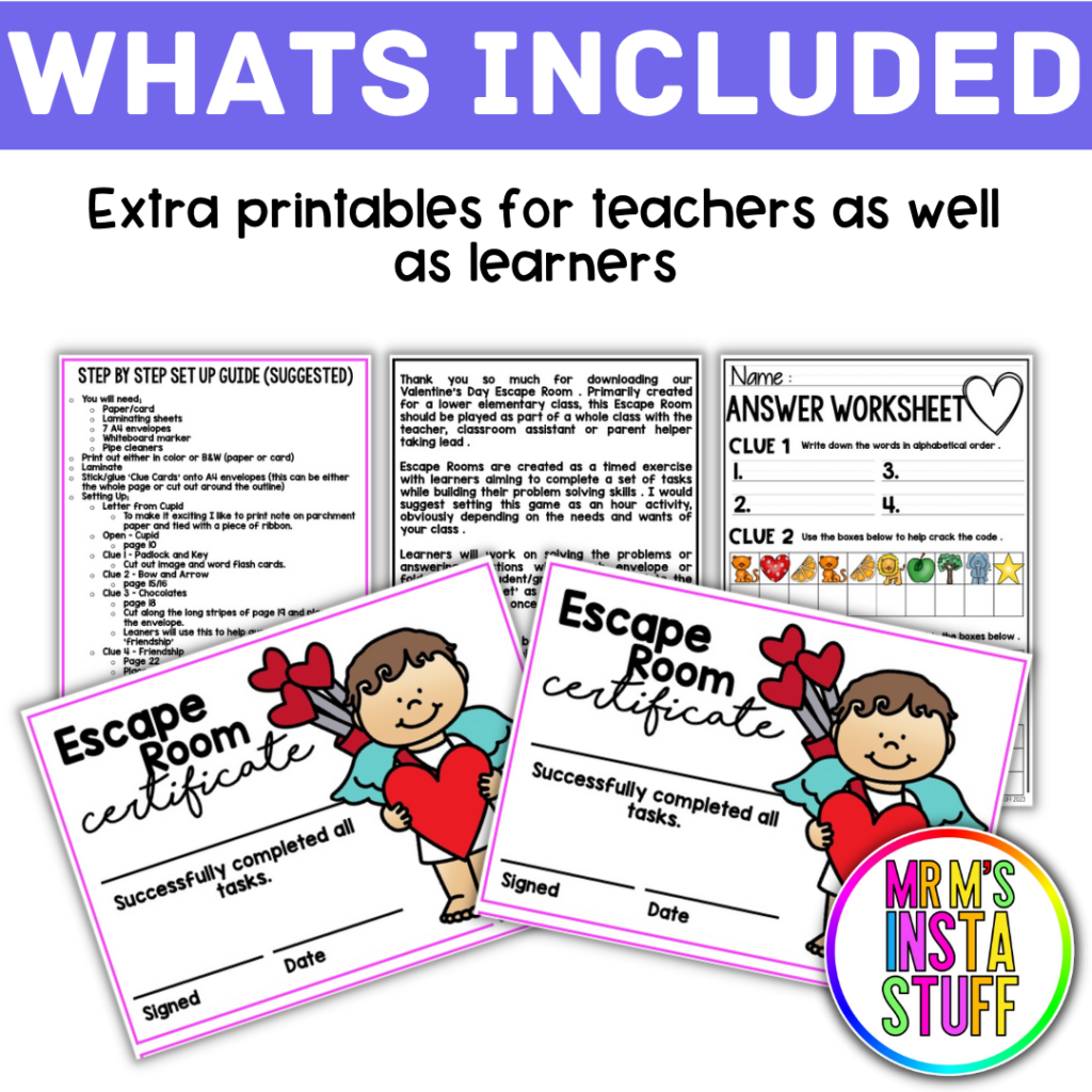 Valentine's Day Escape Room | Made By Teachers